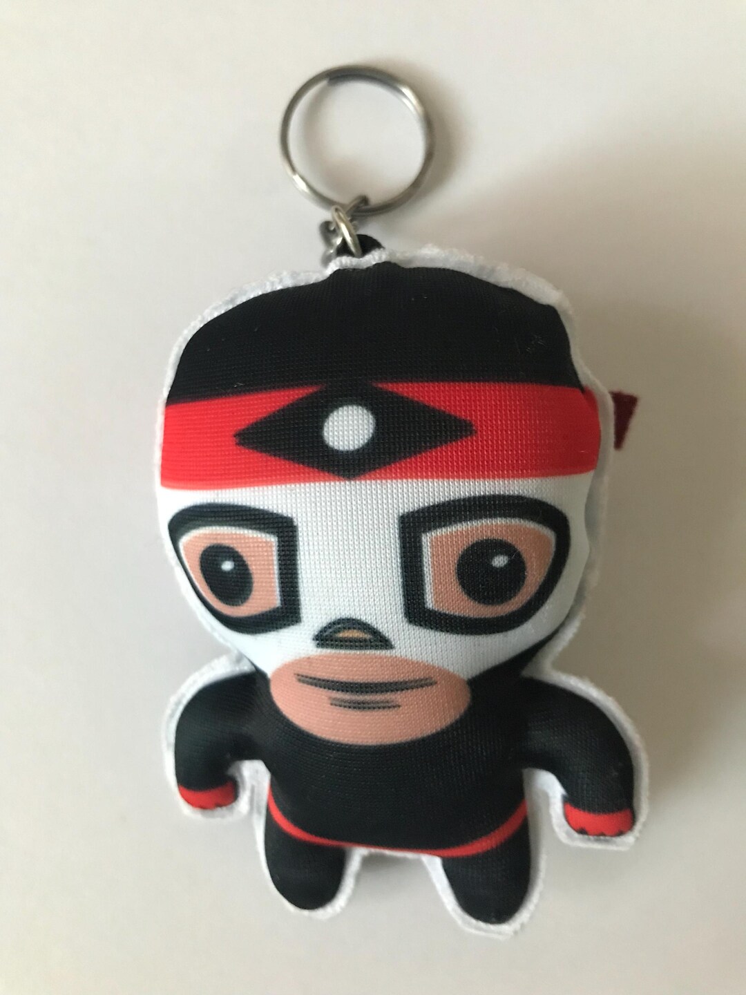 Octagon Lucha Libre Mask Key Chain - Etsy