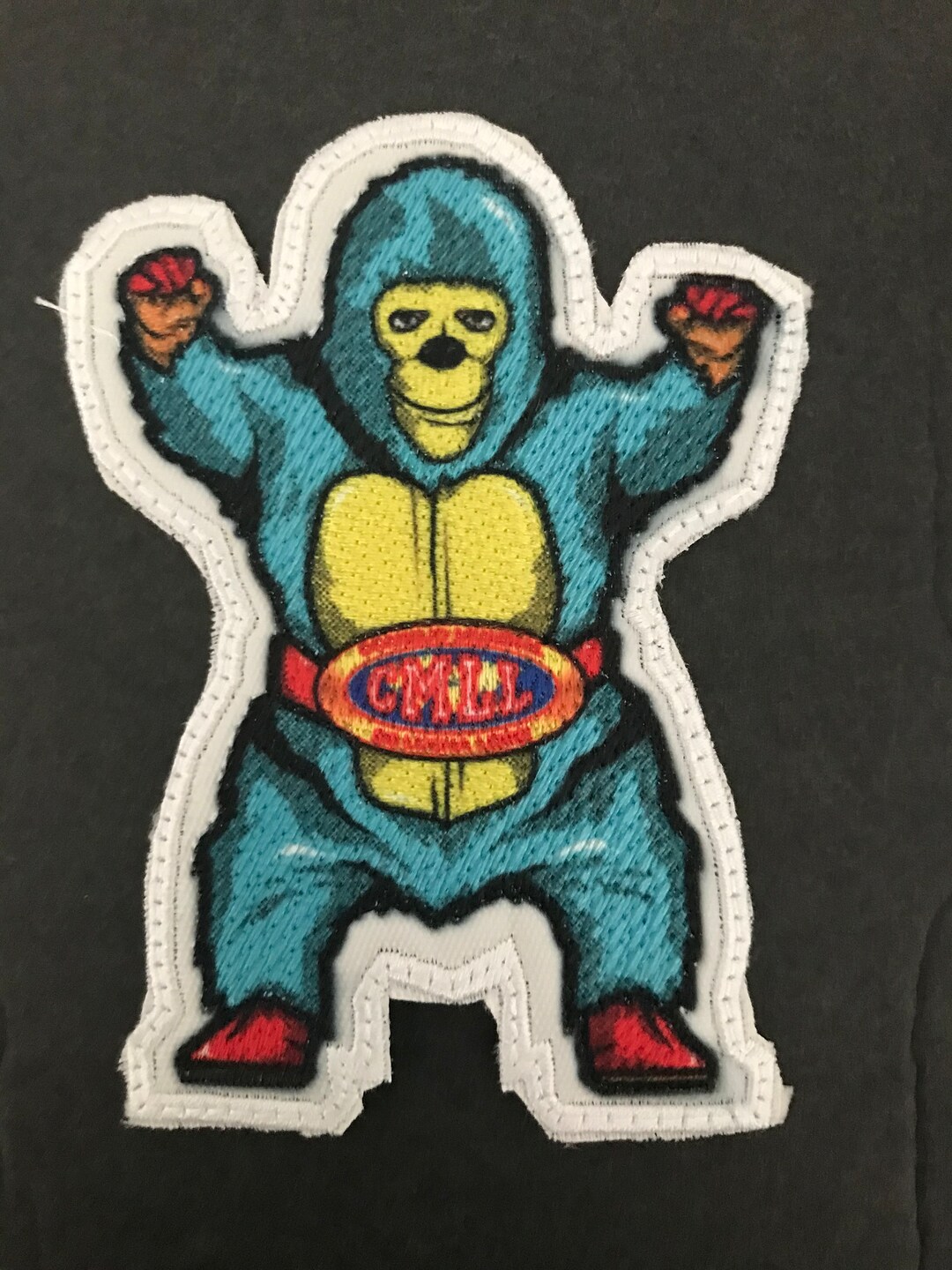 Ke Monito Mask Patch Lucha Libre - Etsy