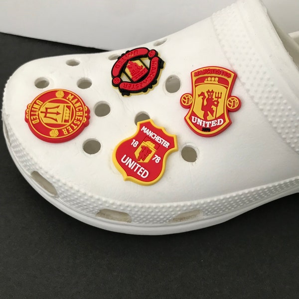 Manchester United Croc Charm - Etsy UK