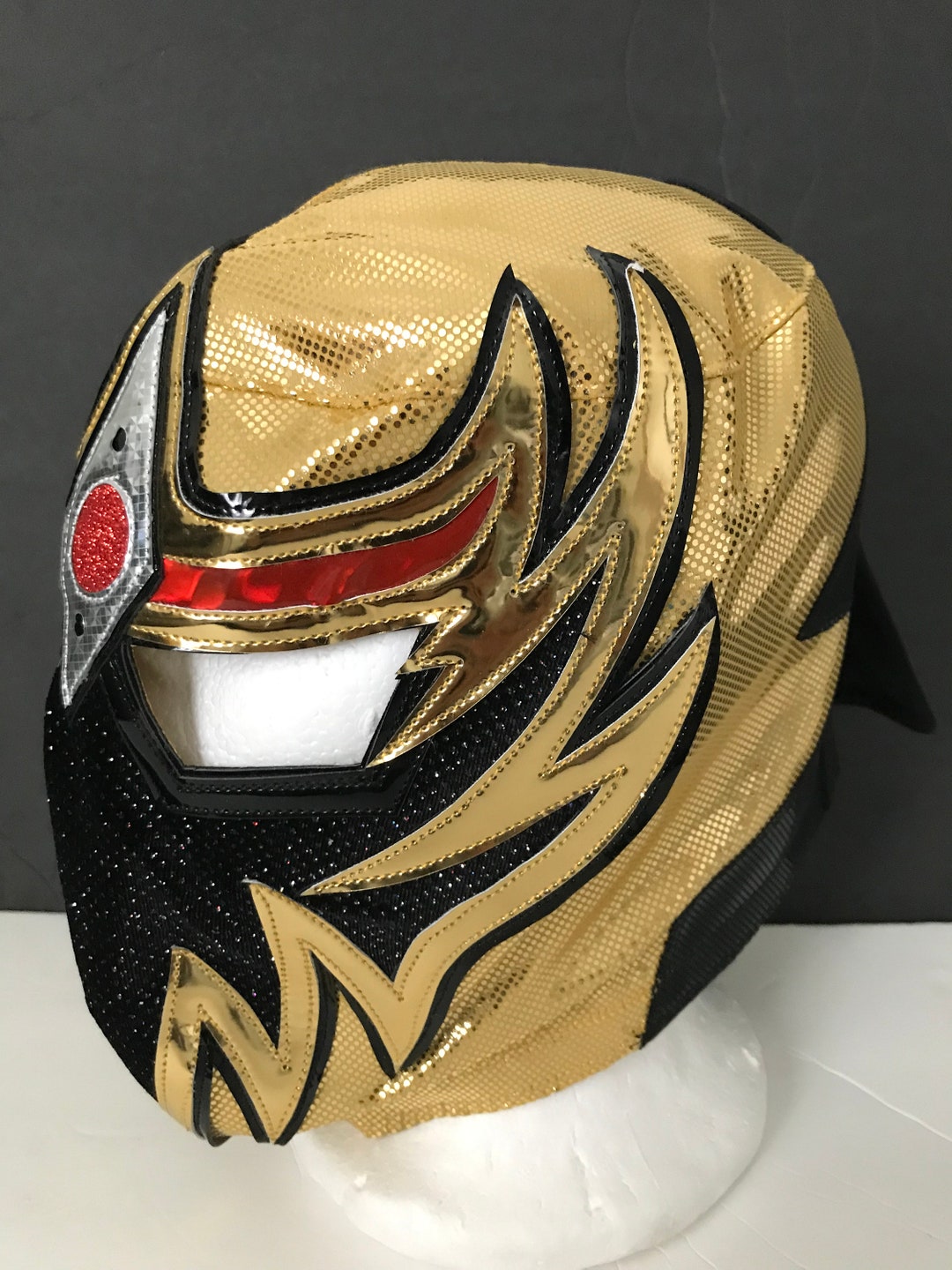 Máscara Dorada Komander Pentagon Jr Mask Lucha Libre Mask Lucha Mask - Etsy