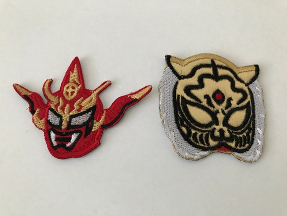 Tiger Mask Jushin Liger Bullet Club Mask Patch Lucha Libre - Etsy