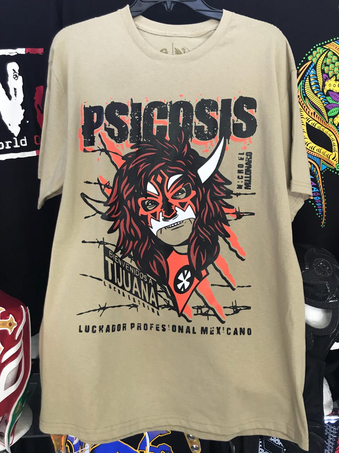 Lucha Libre Shirt Psicosis - Etsy