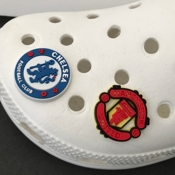 Manchester United Croc Charm - Etsy UK
