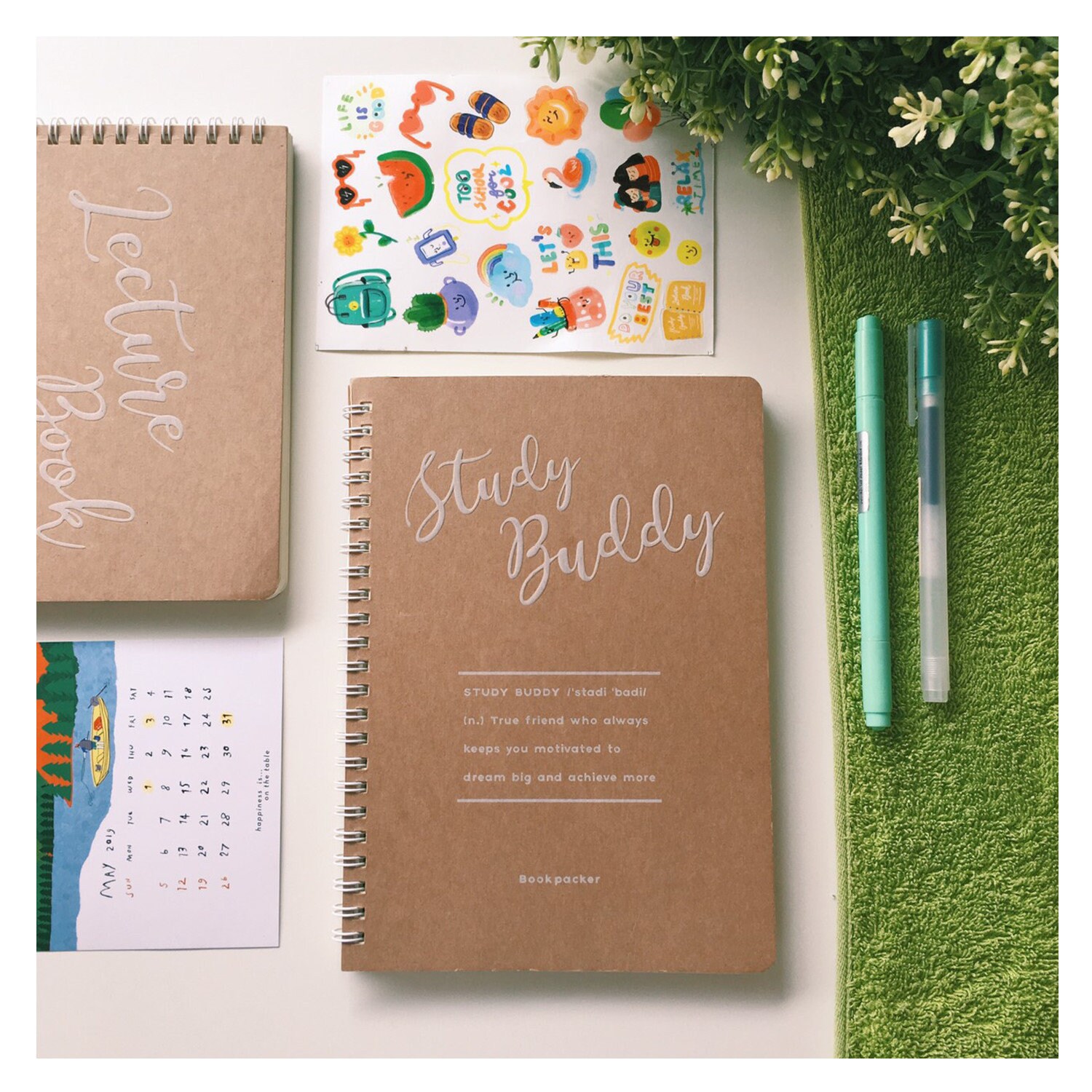 Study Set study Buddy and Lecture Book Academic Notebook / Cornell-note ...