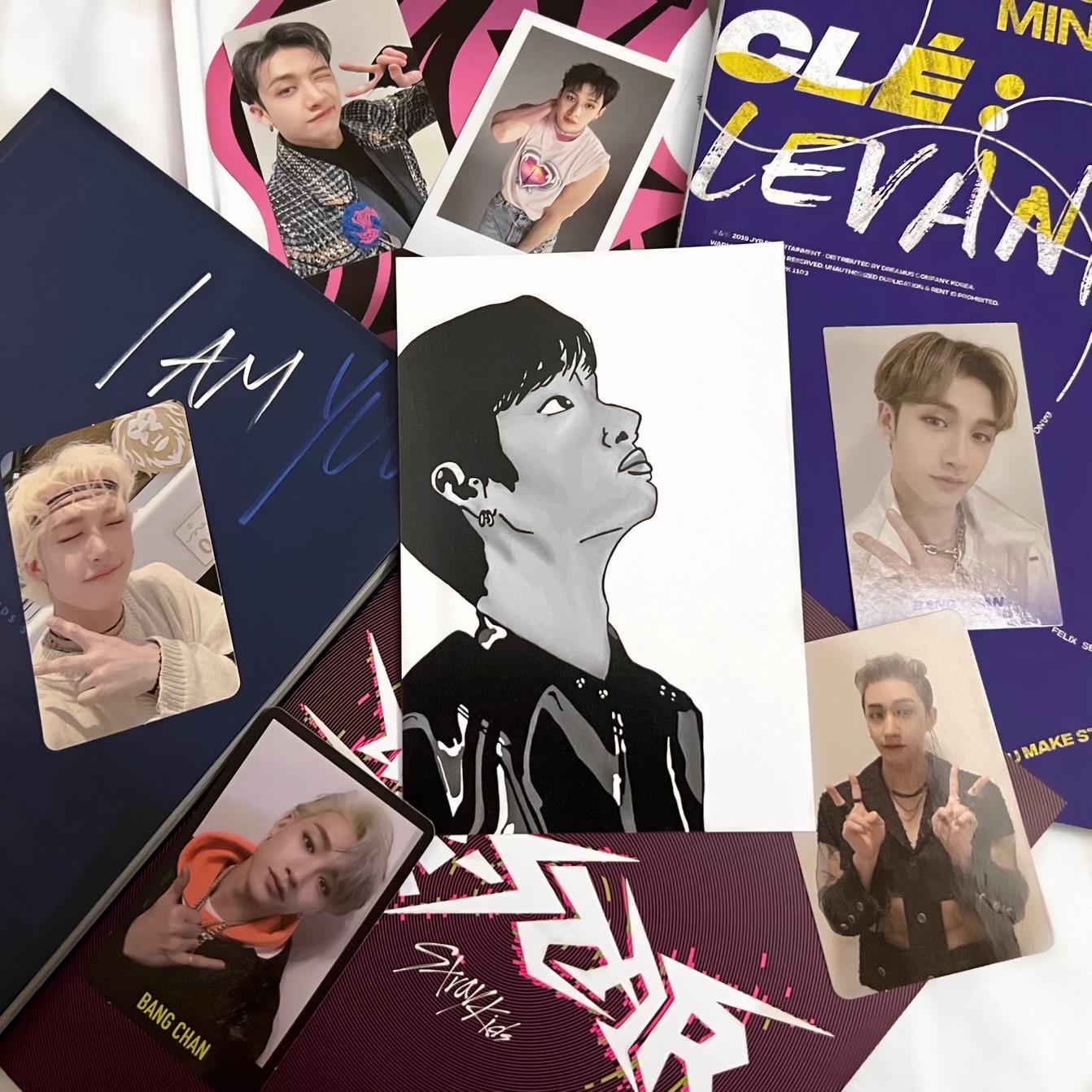 Bang Chan Stray Kids Sketch Print - Etsy