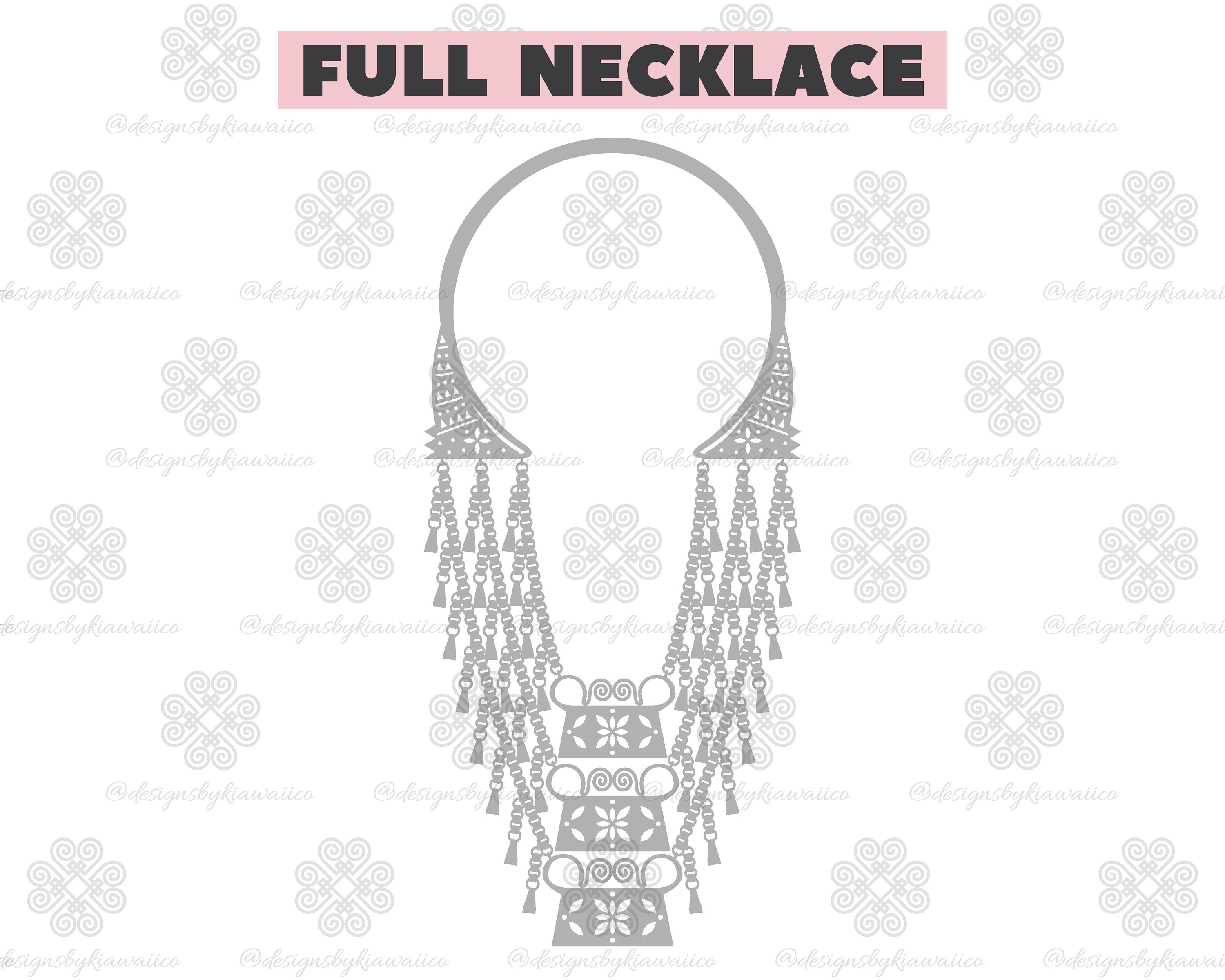 Hmong Design, Hmong Xauv, Hmong Necklace, Hmoob Xauv Cut File, Hmong ...