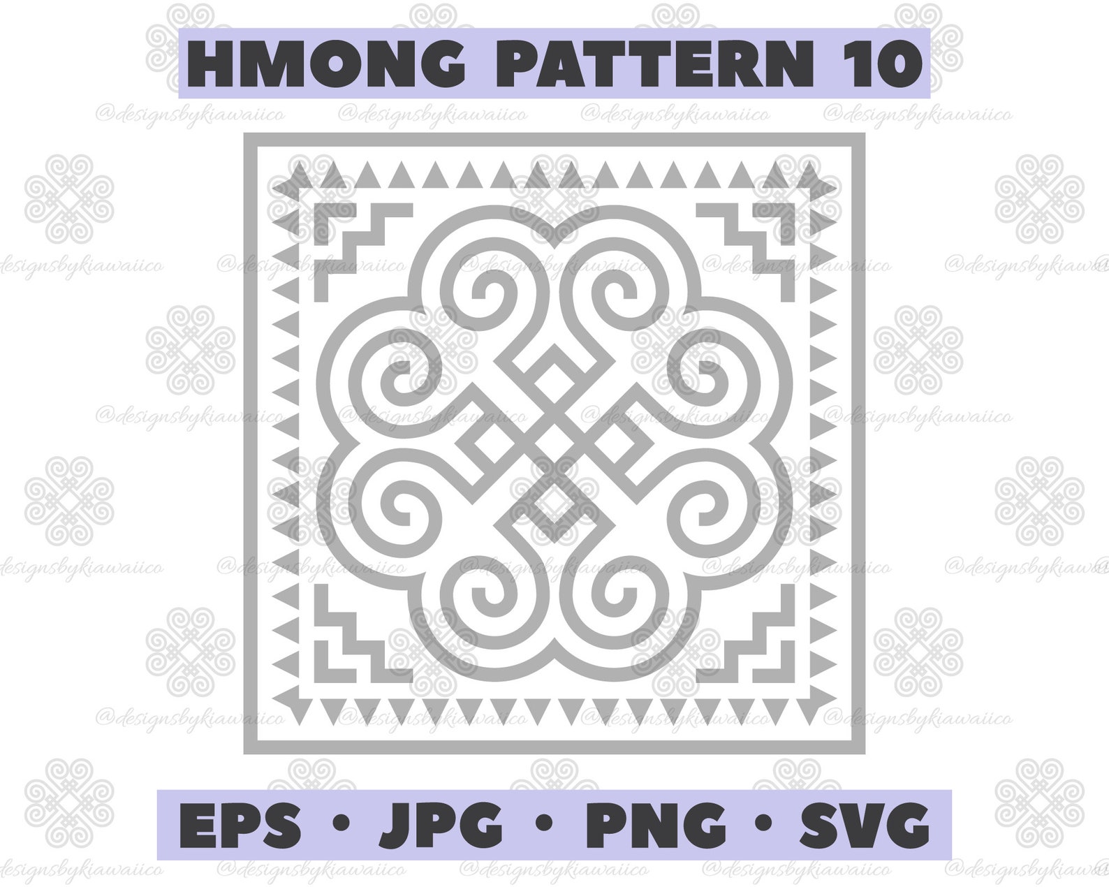 Hmong Design, Hmong Pattern 10, Hmong SVG, Hmong Ethnic Pattern, Hmong ...