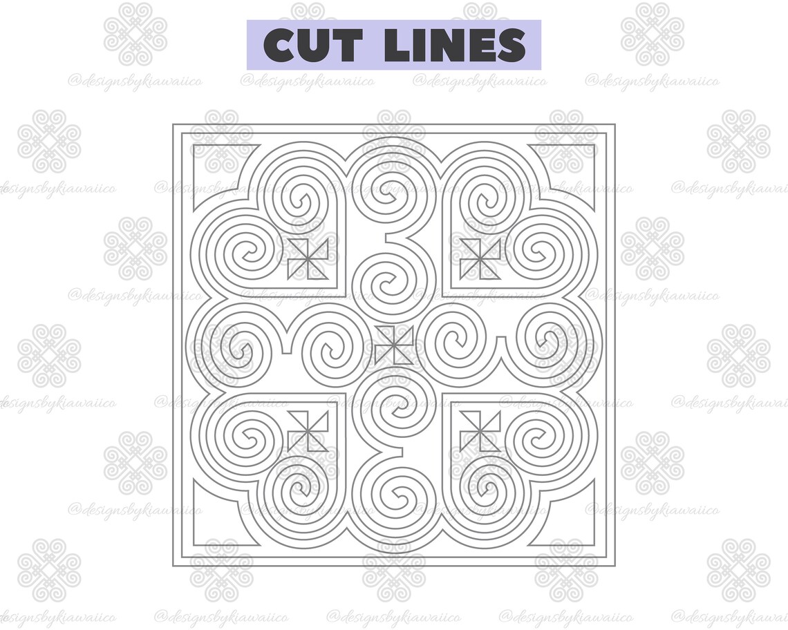 Hmong Design, Hmong Pattern 5, Hmong SVG, Hmong Ethnic Pattern, Hmong ...