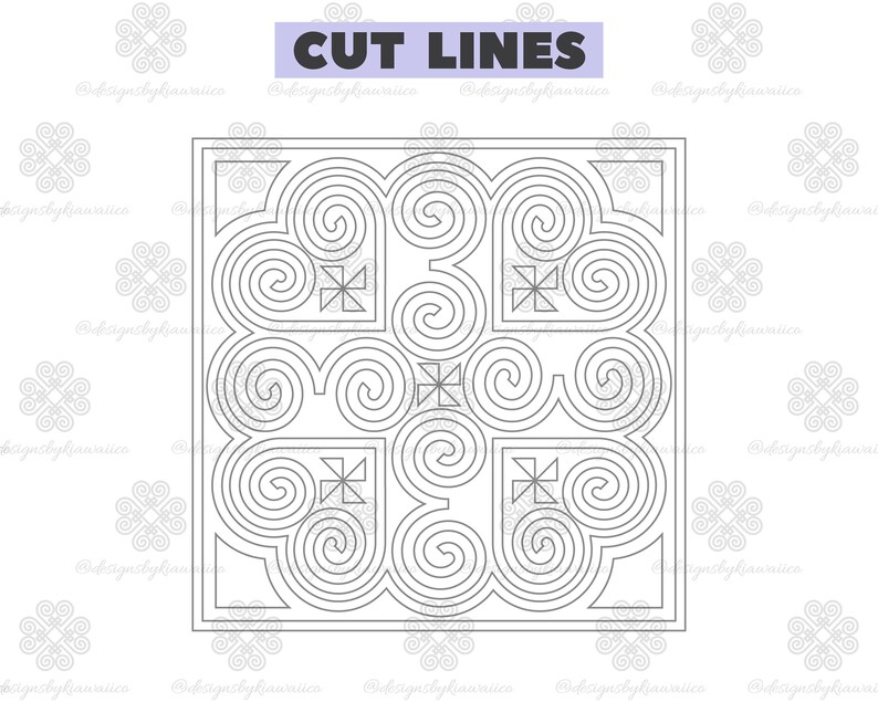 Hmong Design, Hmong Pattern 5, Hmong SVG, Hmong Ethnic Pattern, Hmong ...