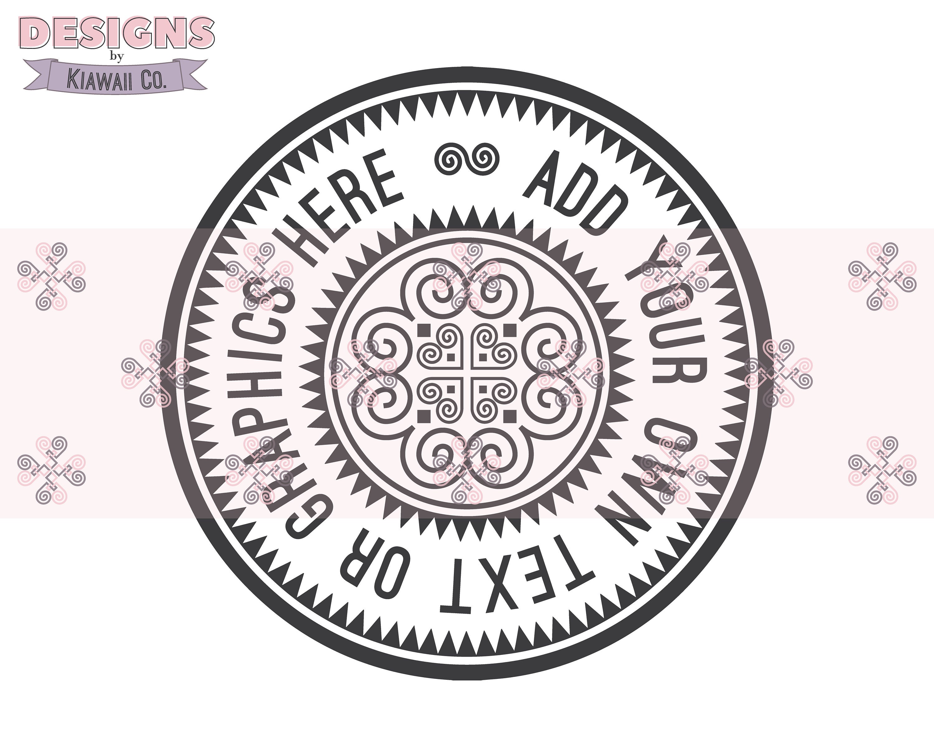 Hmong Design Round Badge/Logo Design Hmong SVG Ethnic Motif | Etsy