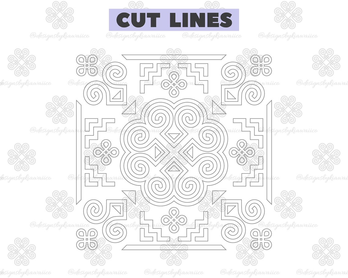 Hmong Design, Hmong Pattern 12, Hmong SVG, Hmong Ethnic Pattern, Hmong ...