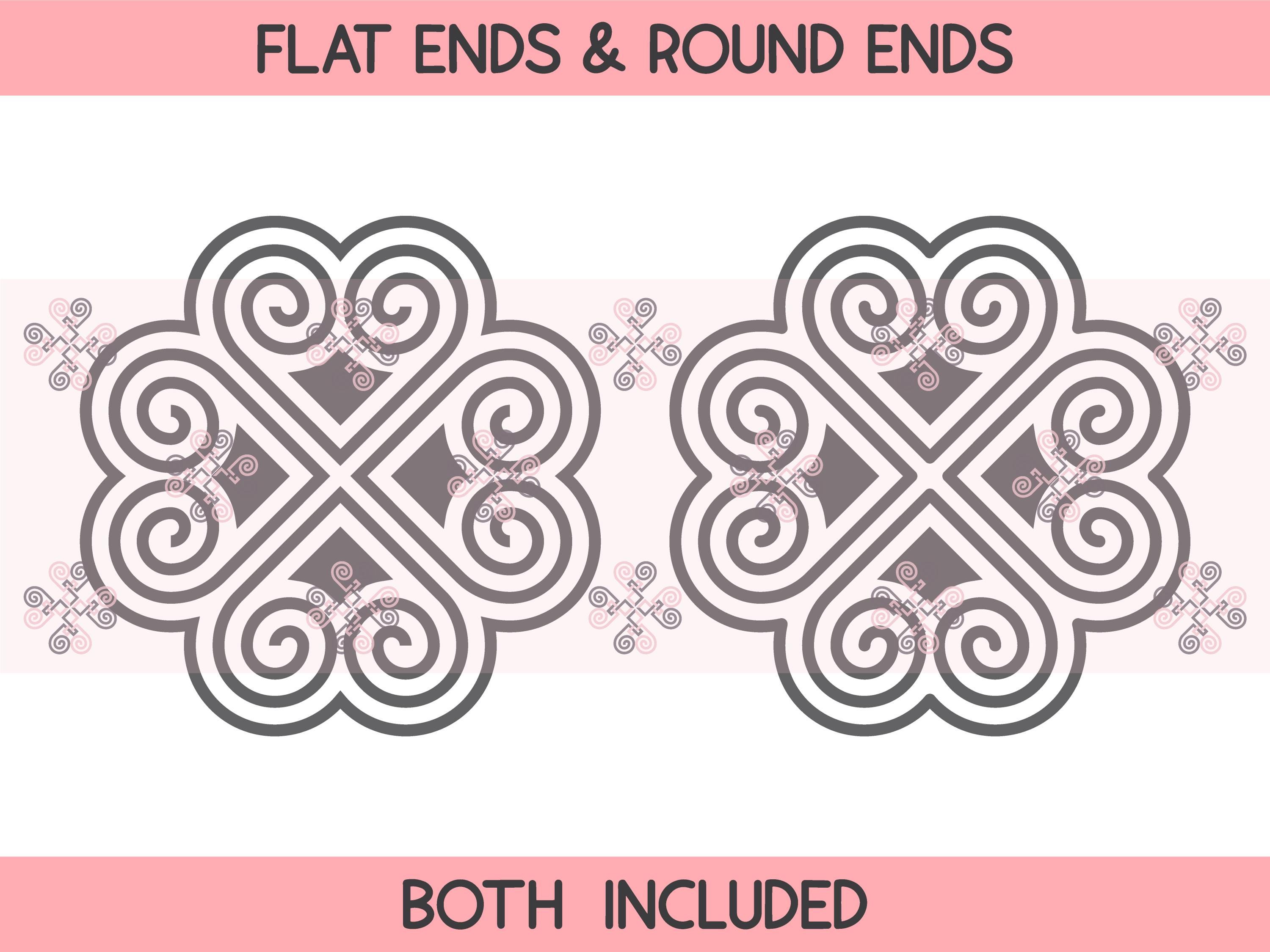 Hmong Heart Swirl Pack 1, Hmong Design, Heart Motif, Hmoob Ethnic ...