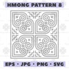 Hmong Design, Hmong Pattern 9, Hmong SVG, Hmong Ethnic Pattern, Hmong ...