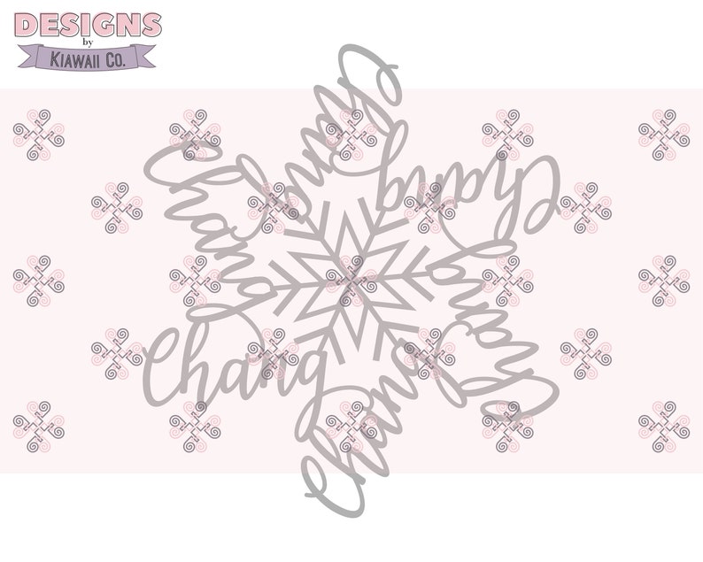 Hmong Design Hmong Last Name SVG Hmong SVG Snowflake SVG | Etsy