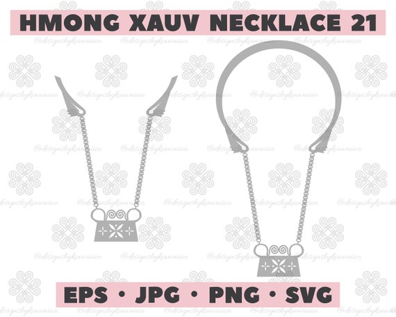 Hmong Design Boys' Hmong Xauv SVG Hmong Necklace Hmoob - Etsy