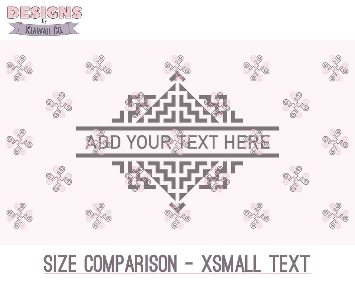 Hmong Design Border 4 Hmong SVG Ethnic Border Cut File | Etsy