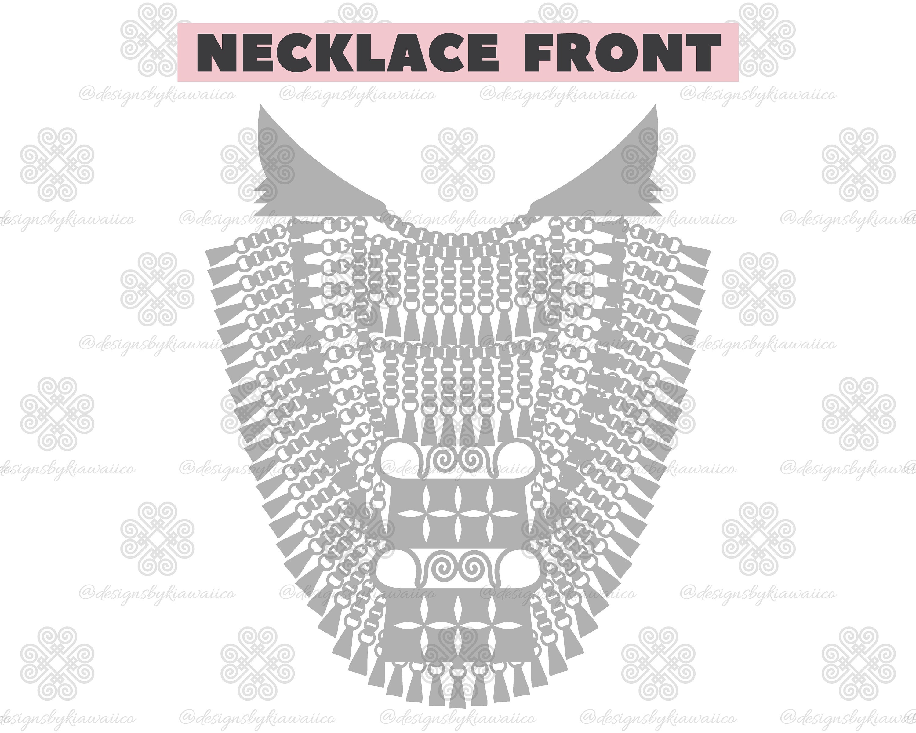 Hmong Design Hmong Xauv Hmong Necklace Hmoob Xauv Cut File - Etsy
