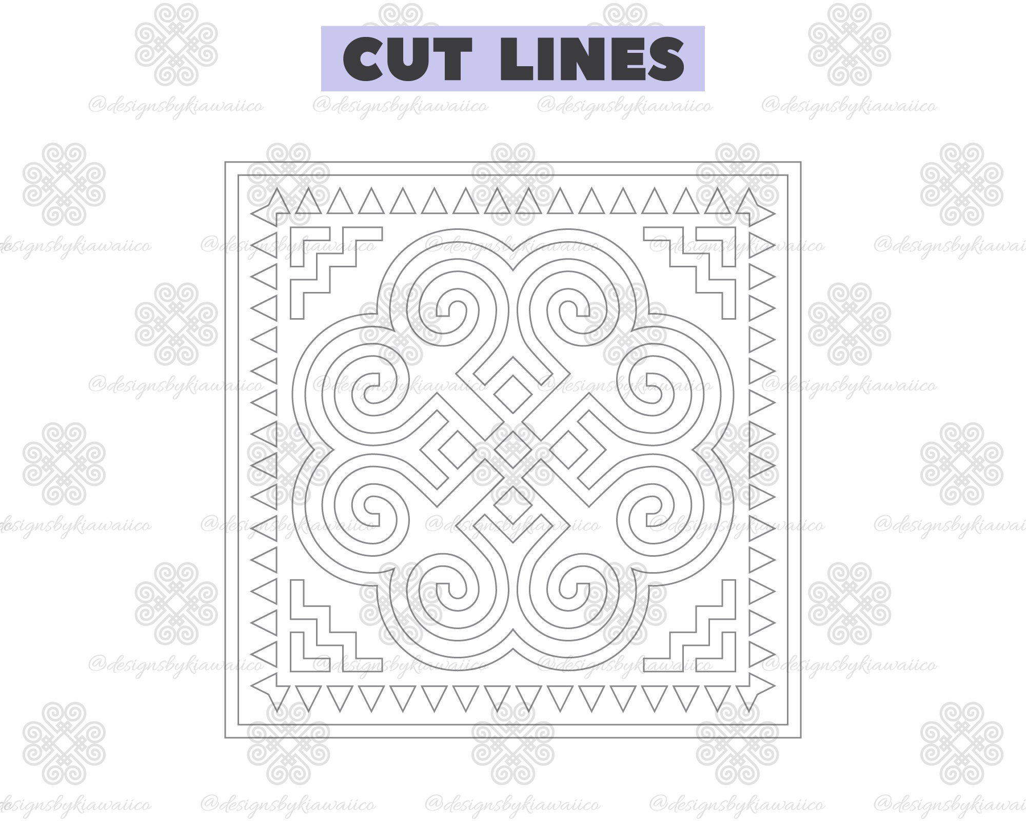 Hmong Design, Hmong Pattern 10, Hmong SVG, Hmong Ethnic Pattern, Hmong ...
