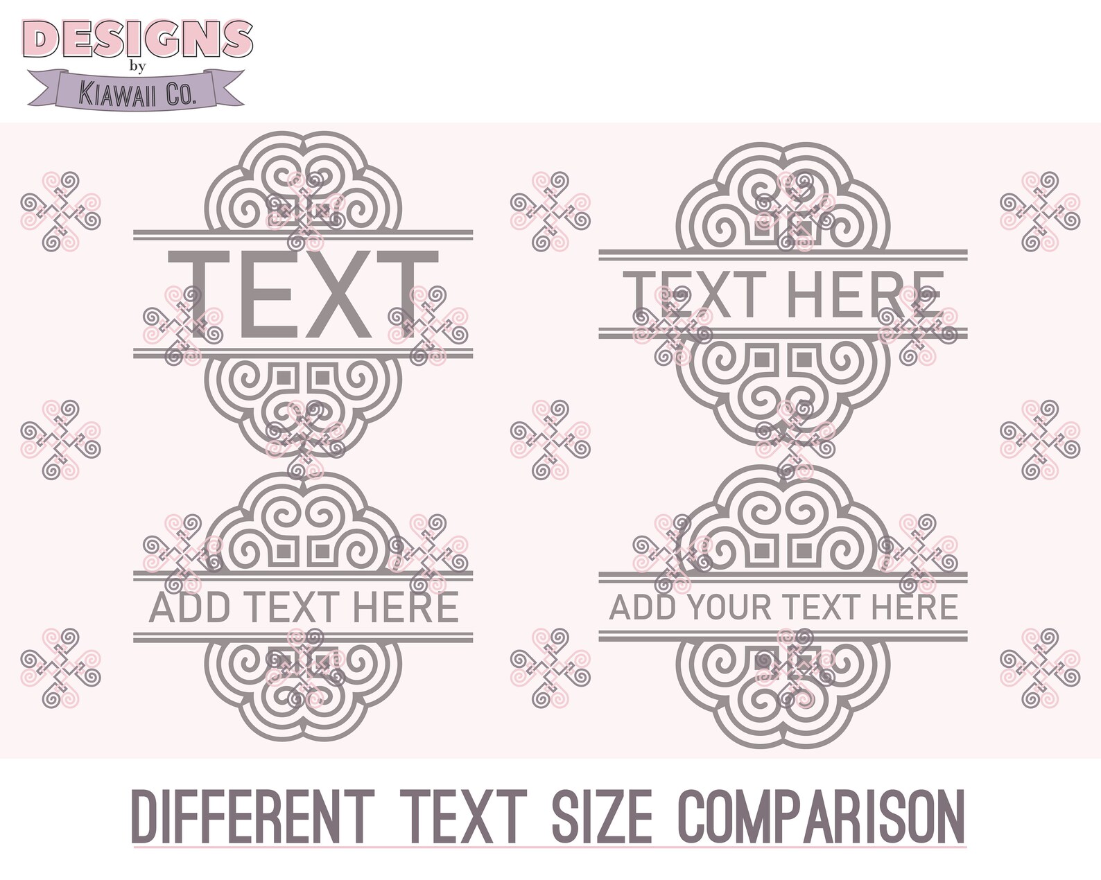 Hmong Design, Border 3, Hmong SVG, Ethnic Border Design, Cut File ...