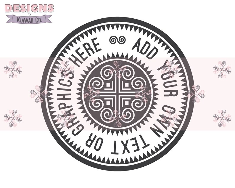 Hmong Design, Round Badge/logo Design, Hmong SVG, Ethnic Motif Cut File ...