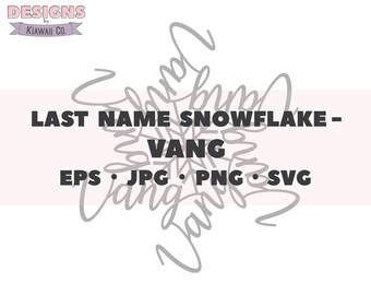 Hmong Design, Hmong Last Name SVG, Hmong SVG, Snowflake SVG Personal ...