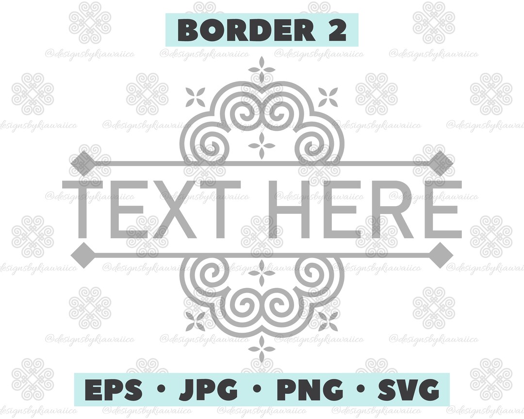 Hmong Design, Border 2, Hmong SVG, Ethnic Border, Cut File, Hmong Motif ...