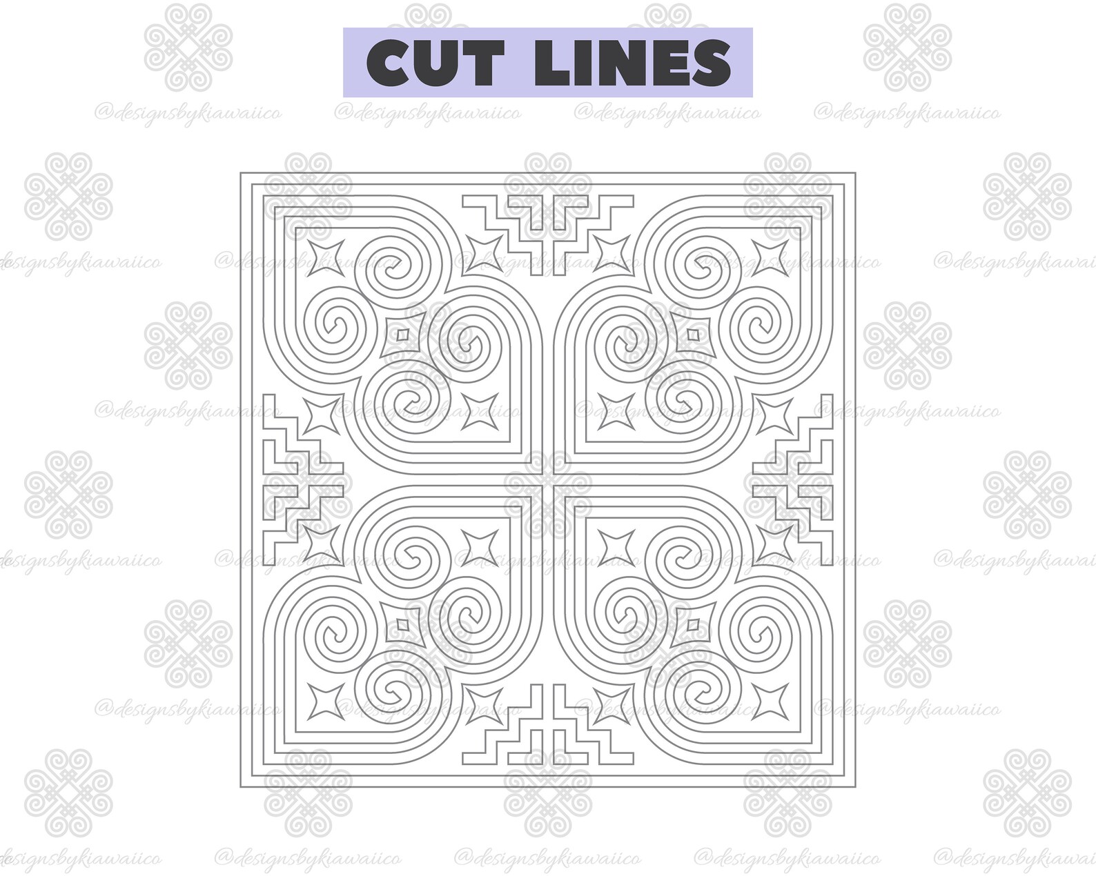 Hmong Design, Hmong Pattern 8, Hmong SVG, Hmong Ethnic Pattern, Hmong Cut File, Hmong Motif ...