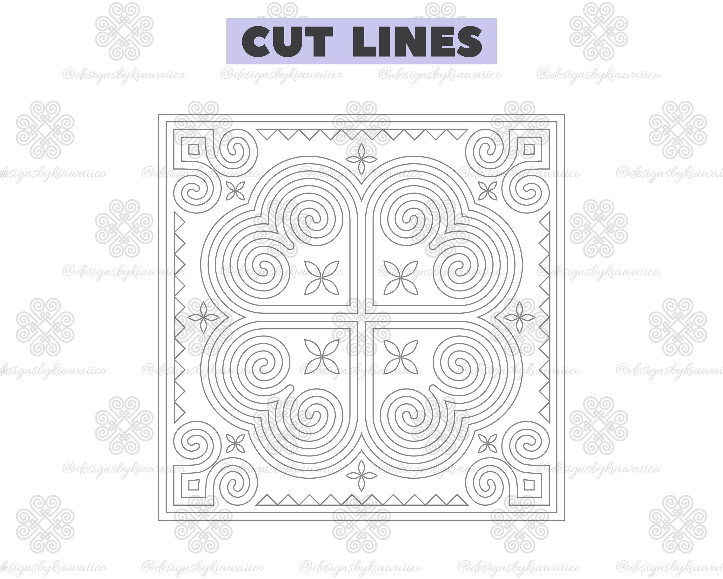 Hmong Design, Hmong Pattern 13, Hmong SVG, Hmong Ethnic Pattern, Hmong ...