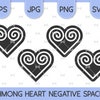 Hmong Heart Swirl Pack 1, Hmong Design, Heart Motif, Hmoob Ethnic ...