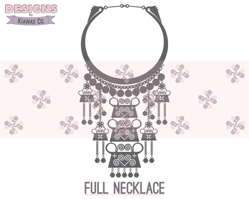 Hmong SVG Hmoob Xauv Cut File Hmong Xauv Hmong Necklace Personal and ...