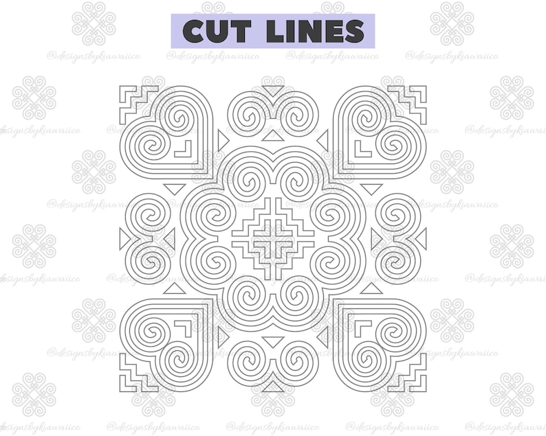 Hmong Design Hmong Pattern 6 Hmong SVG Hmong Ethnic - Etsy