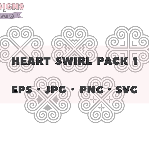 Hmong Heart Svg - Etsy