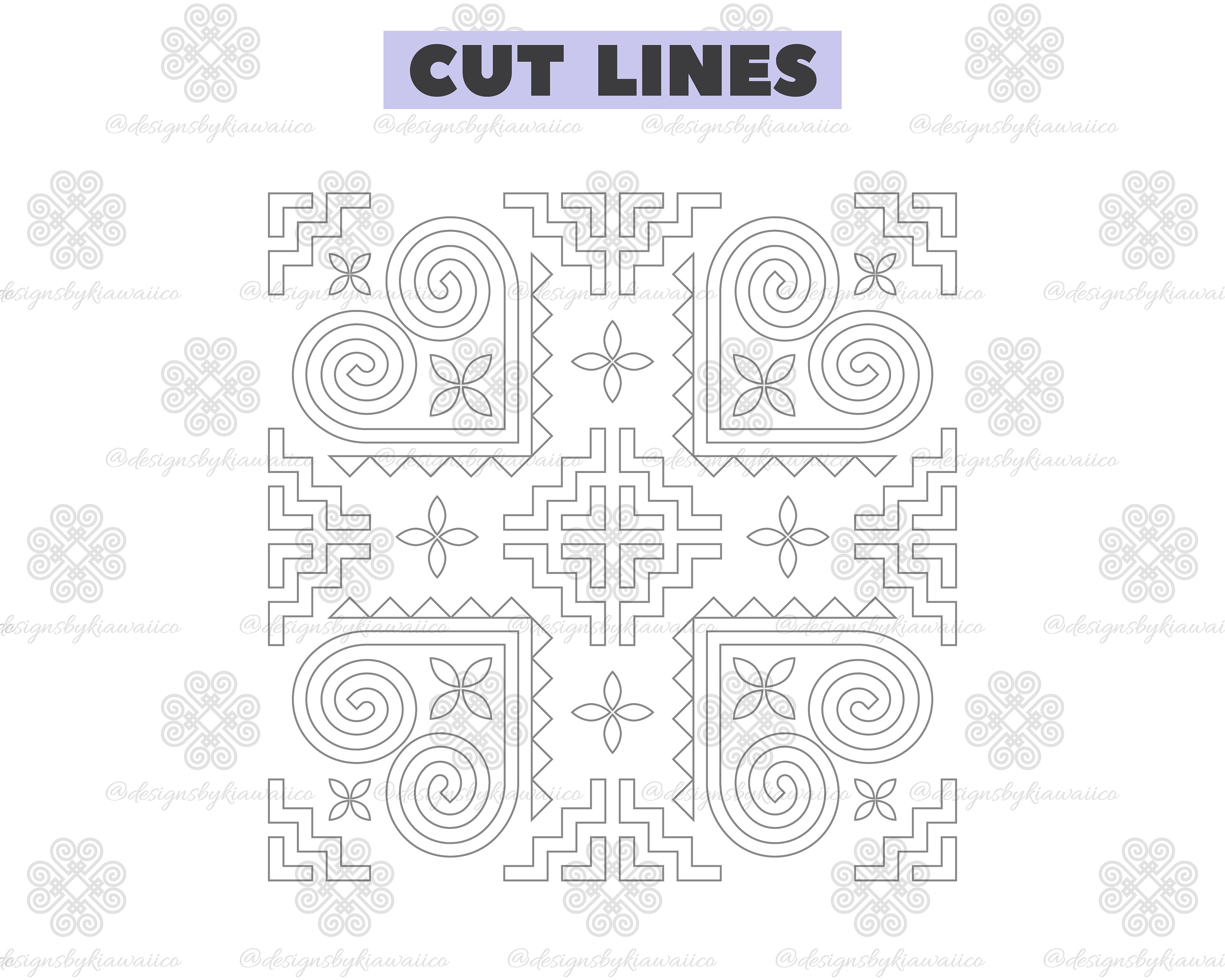 Hmong Design, Hmong Pattern 9, Hmong SVG, Hmong Ethnic Pattern, Hmong ...
