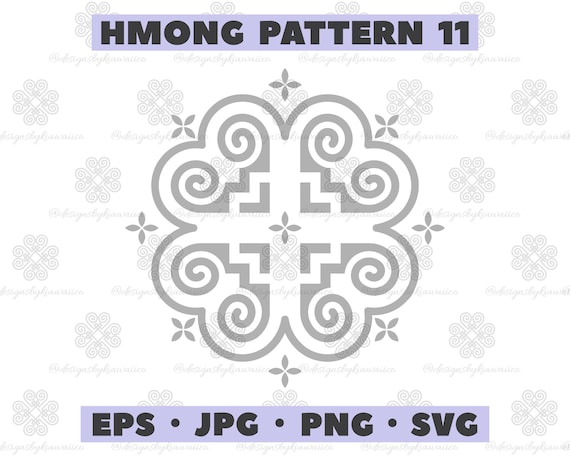 Hmong Design Hmong Pattern 11 Hmong SVG Hmong Ethnic - Etsy Hong Kong