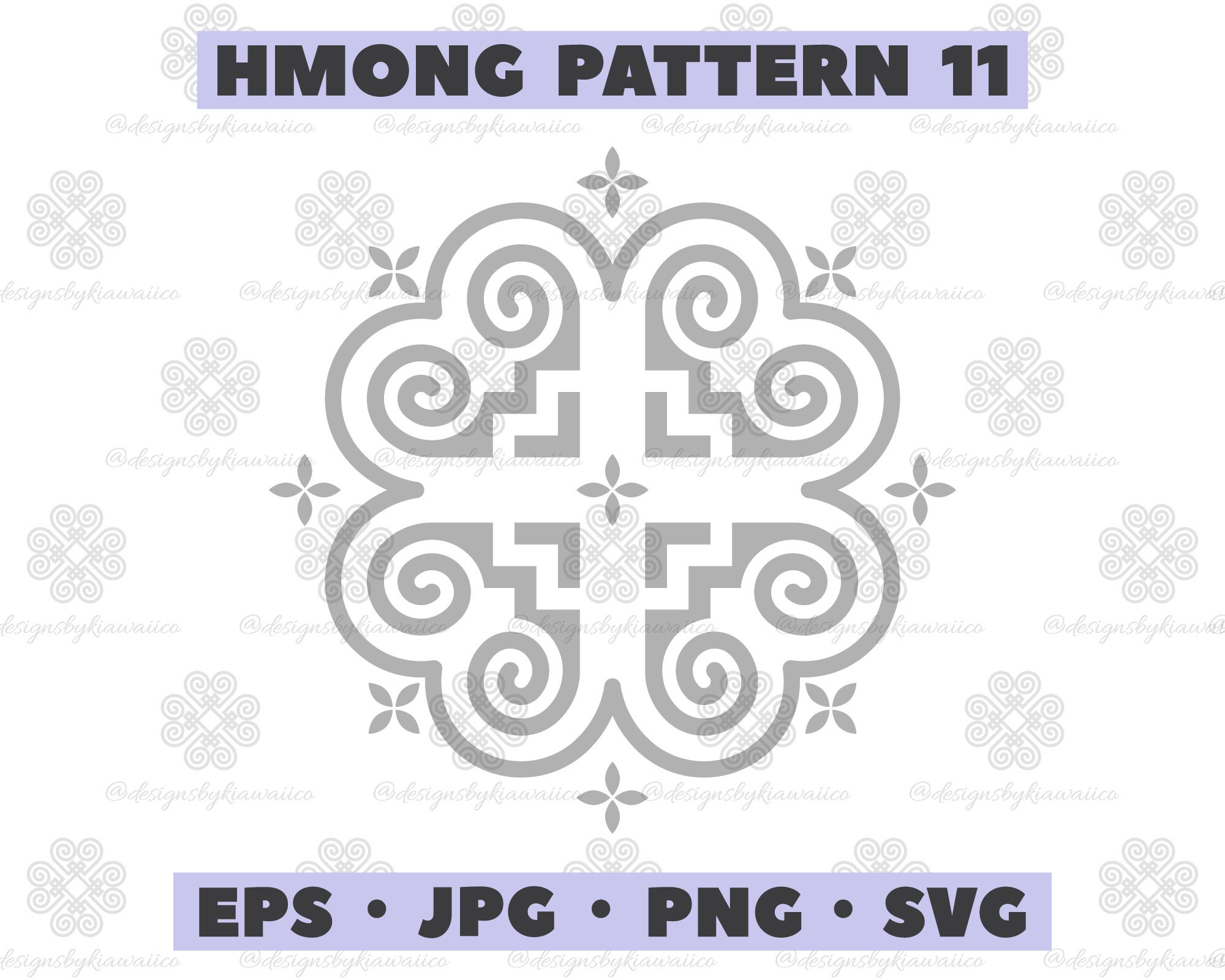 Hmong Design Hmong Pattern 11 Hmong SVG Hmong Ethnic - Etsy
