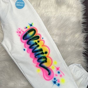 Custom Airbrush Name Sweatpants | Any Name or Colors - Etsy