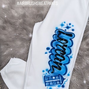 Custom Airbrush Name Sweatpants | Any Name or Colors - Etsy