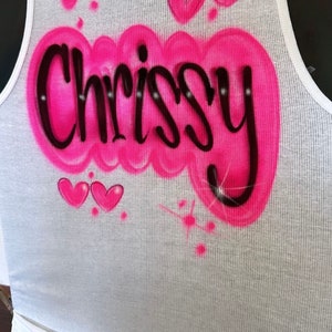 Custom Airbrush Game Day Ribbed Tank Top, Personalized Football Gift ...