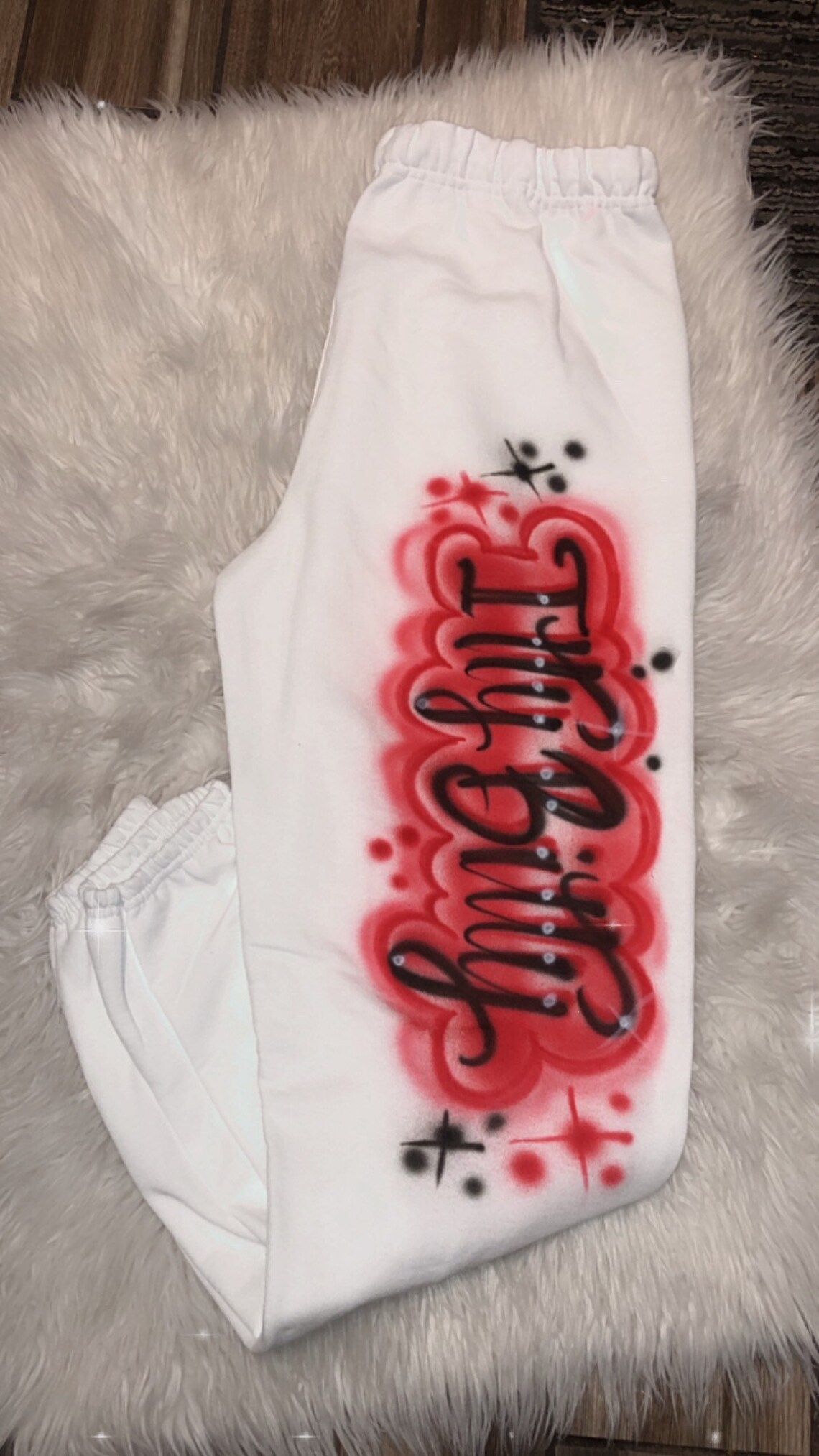 Custom Personalized Airbrush Name 2 Piece Set / Personalized - Etsy