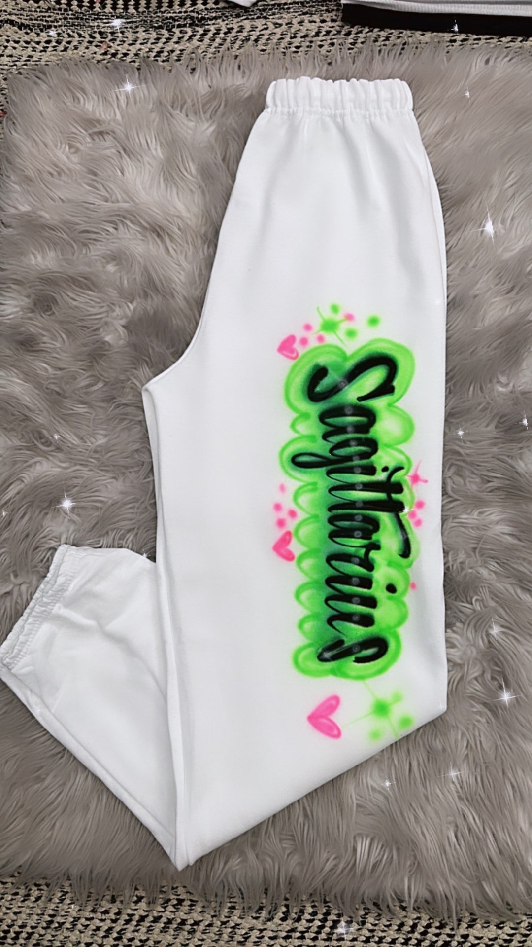 Custom Airbrush Sweatpants | Airbrush Joggers Personalized Name ...