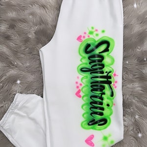 Custom Airbrush Name Sweatpants Any Name or Colors - Etsy