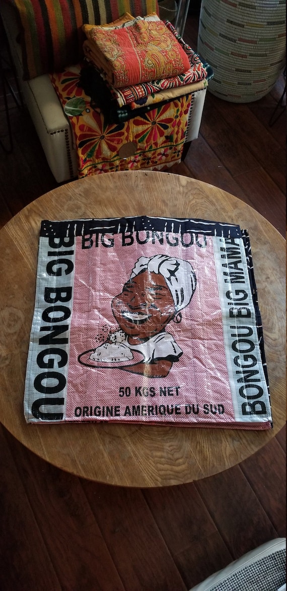 Lungta Recycled Jute Rice Bag Backpack Hand Made Nepal - Gem