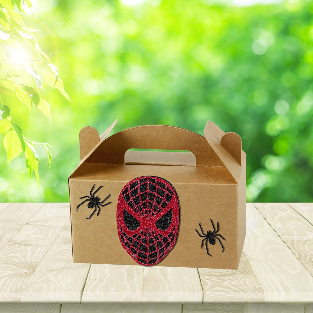 Spiderman Party Favor Box, Party Box, Personalized Favor Boxes,baby ...