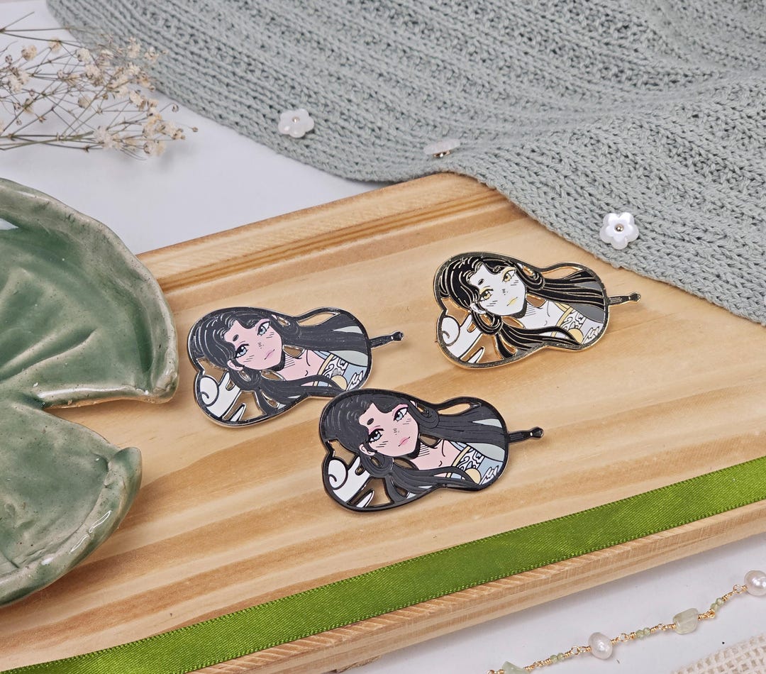 Princess Iron Fan Enamel Pin - Etsy