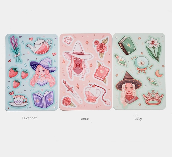 Witches Sticker Sheets - Etsy