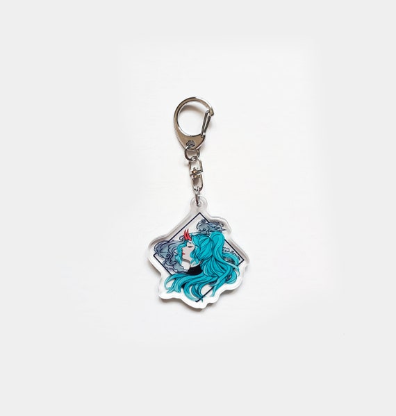 Oni Girl Keychain | Etsy