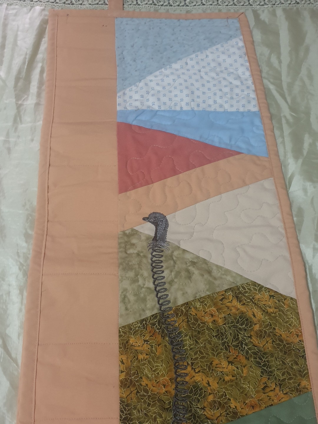 Quilted Embroidered Emu Height Chart: Handmade Keepsake - Etsy Australia