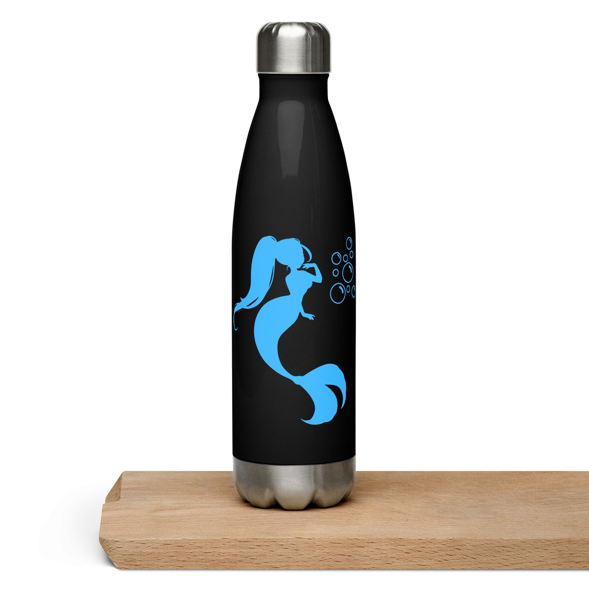 Mermaid Stainless Steel Water Bottle - Etsy