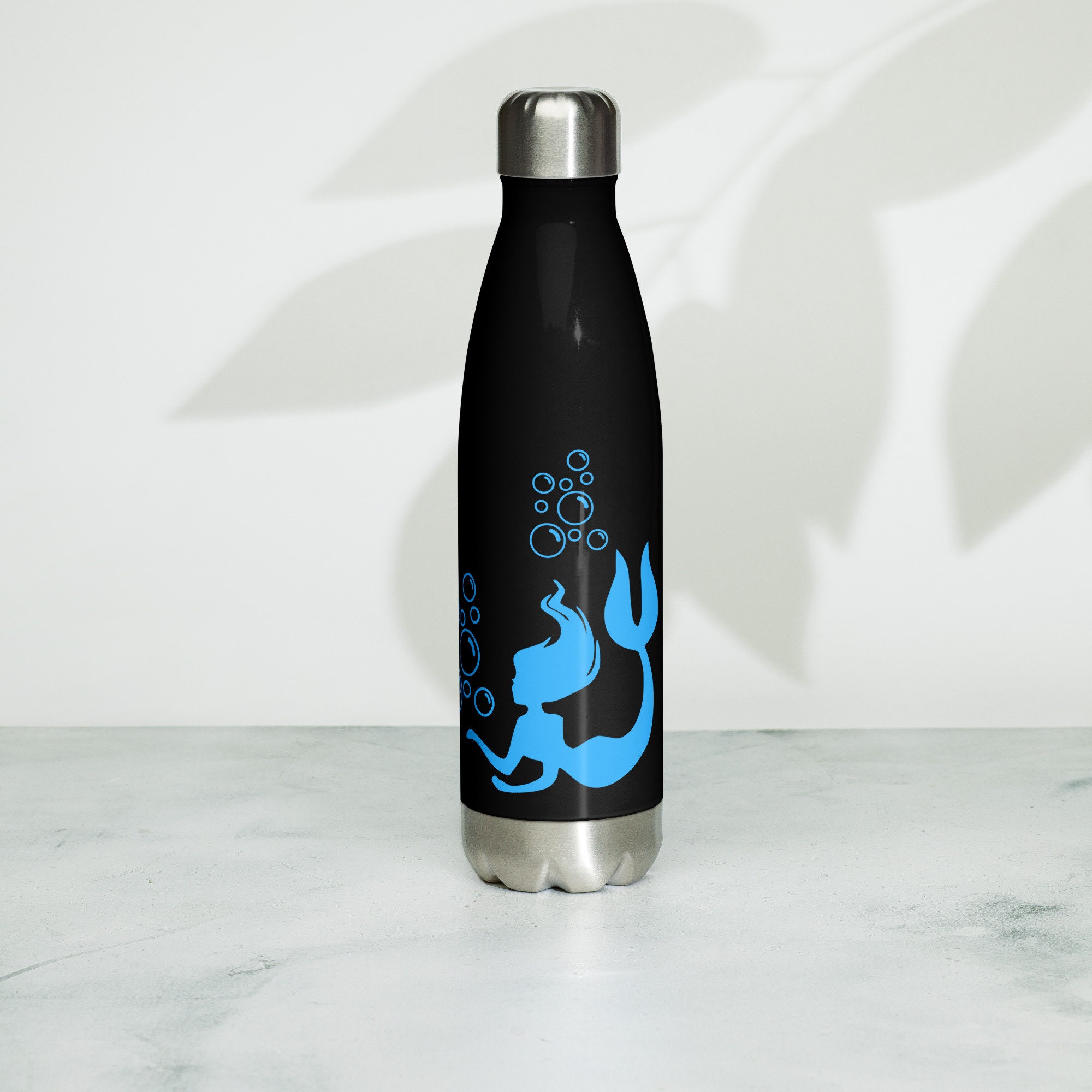 Mermaid Stainless Steel Water Bottle - Etsy