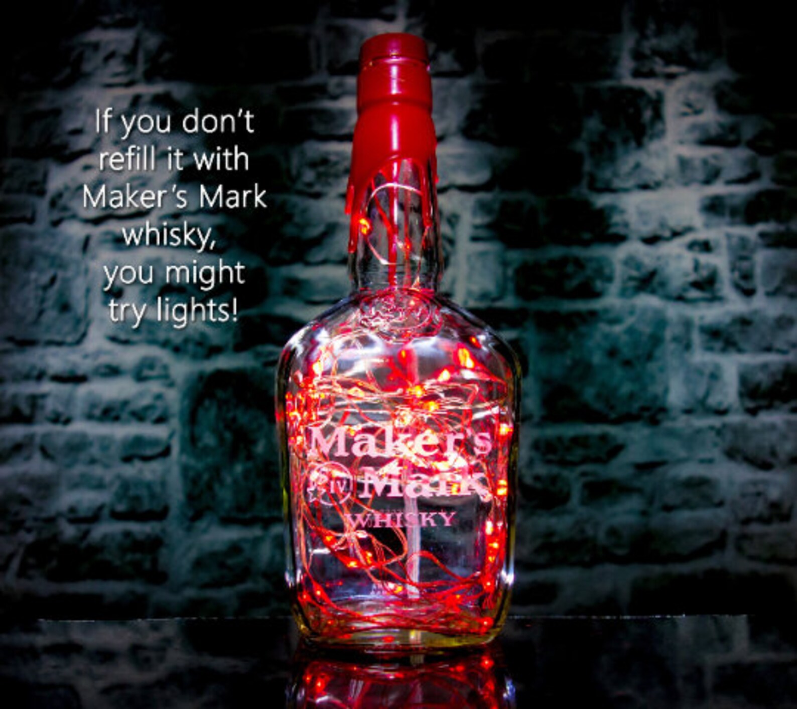 Maker's Mark Whisky Customized and Personalized Engraved Etched Bottle ...